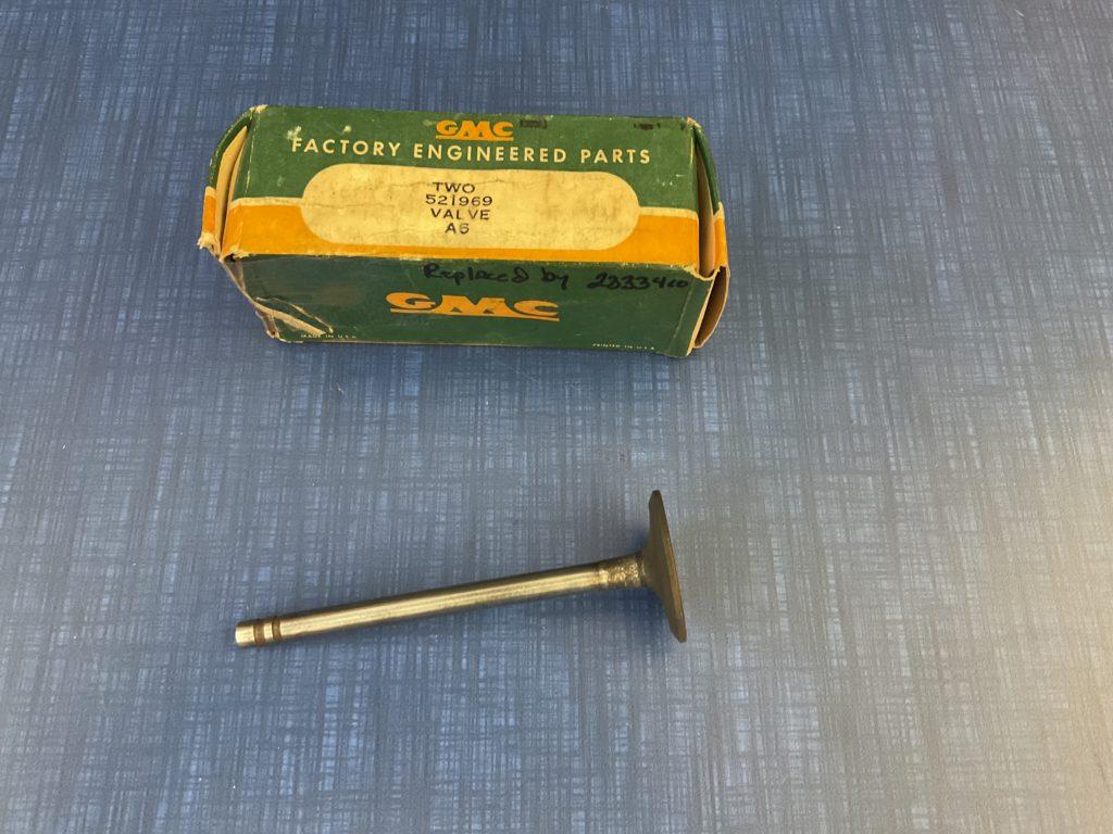 1956 Pontiac NOS 316 Engine Intake Valve GM # 521969 - Oldsmobile Obsolete