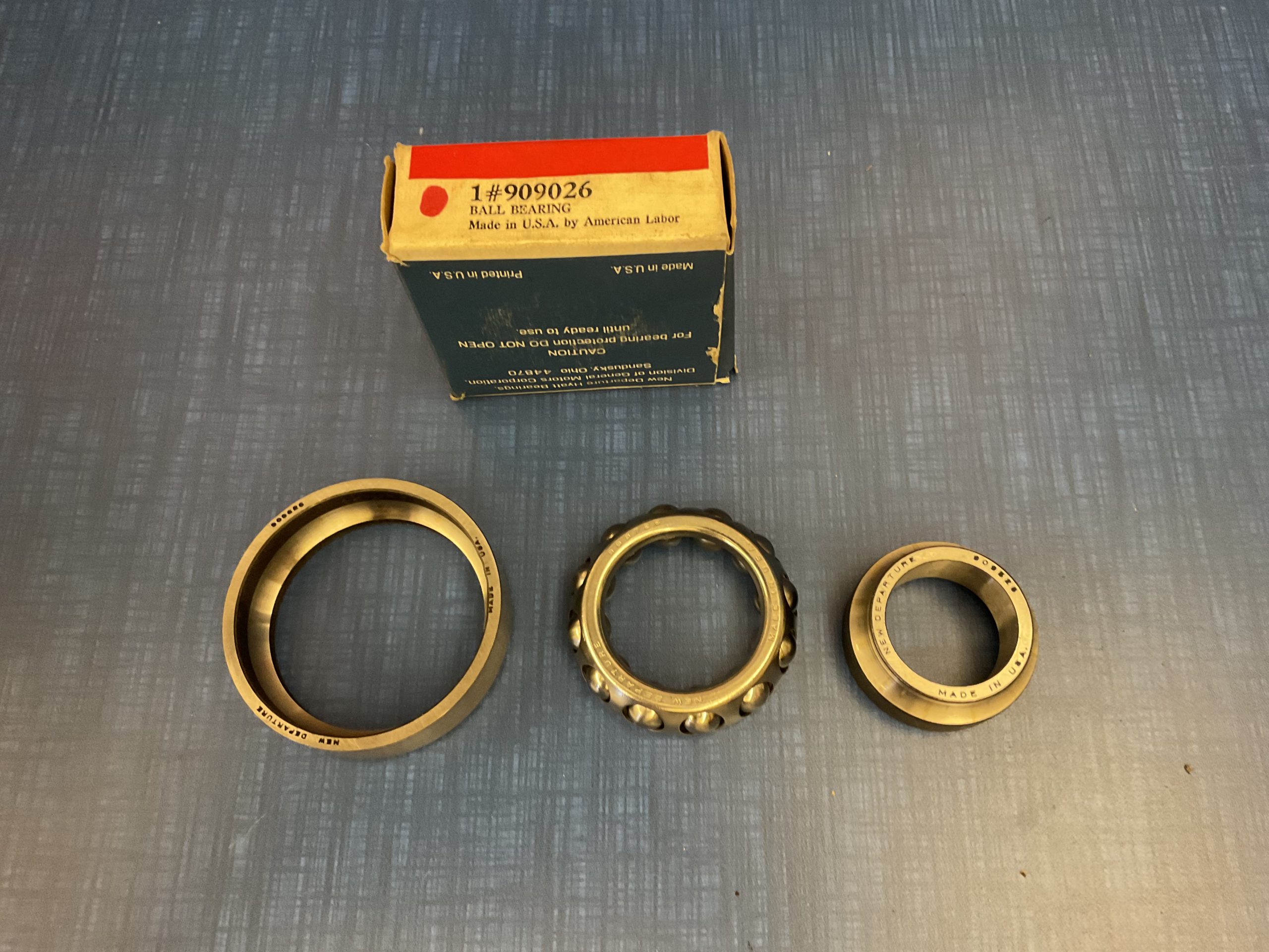 1932 - 1948 General Motors NOS Front Wheel Inner Bearing GM # 909026 ...