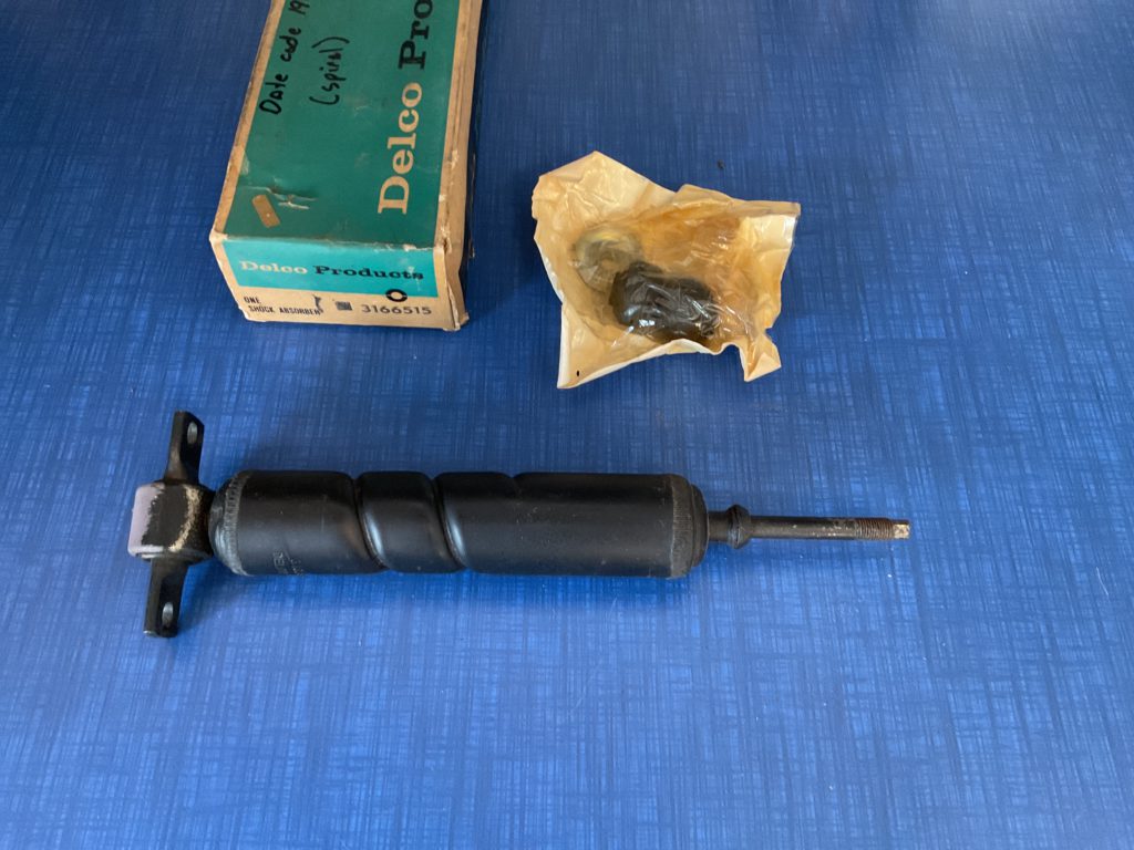 1961 - 1965 Chevrolet NOS Delco Spiral Rear Shock Absorber GM # 3166515 ...
